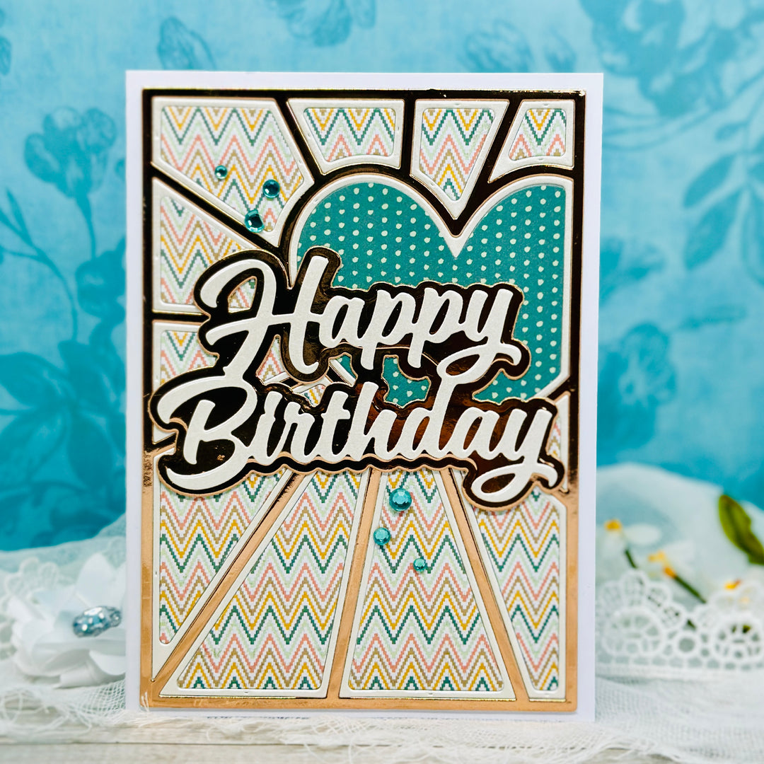 Inlovearts Combination of Heart and Lines Background Cutting Dies