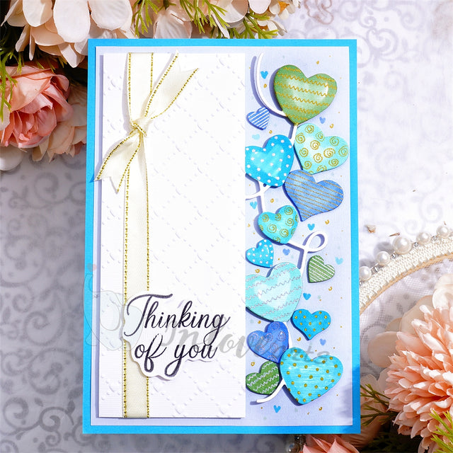 Inlovearts Connected Heart Border Cutting Dies