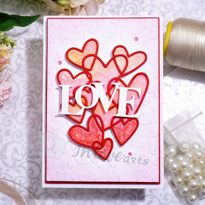 Inlovearts Hollow Heart Cutting Dies