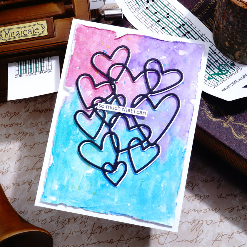 Inlovearts Hollow Heart Cutting Dies