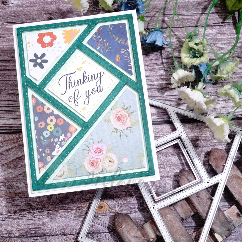 Inlovearts Patchwork Background Board Cutting Dies