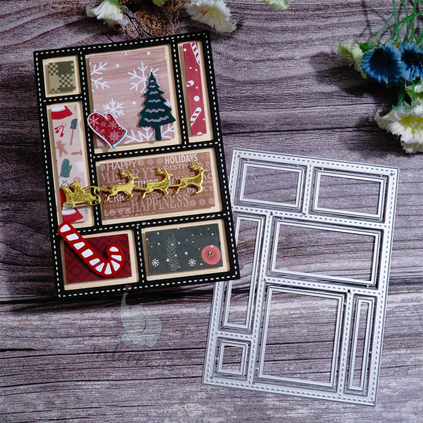 Home / Collections / Inlovearts Separated Rectangular Grid Backgound ...