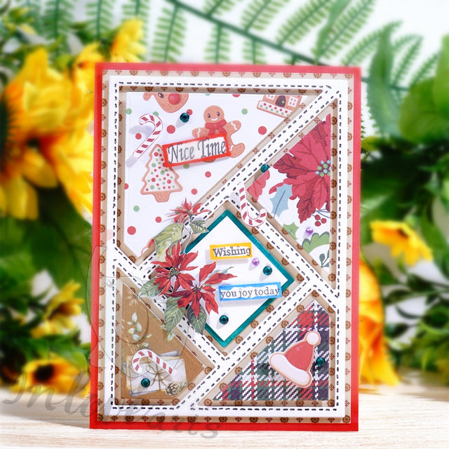 Inlovearts Patchwork Background Board Cutting Dies