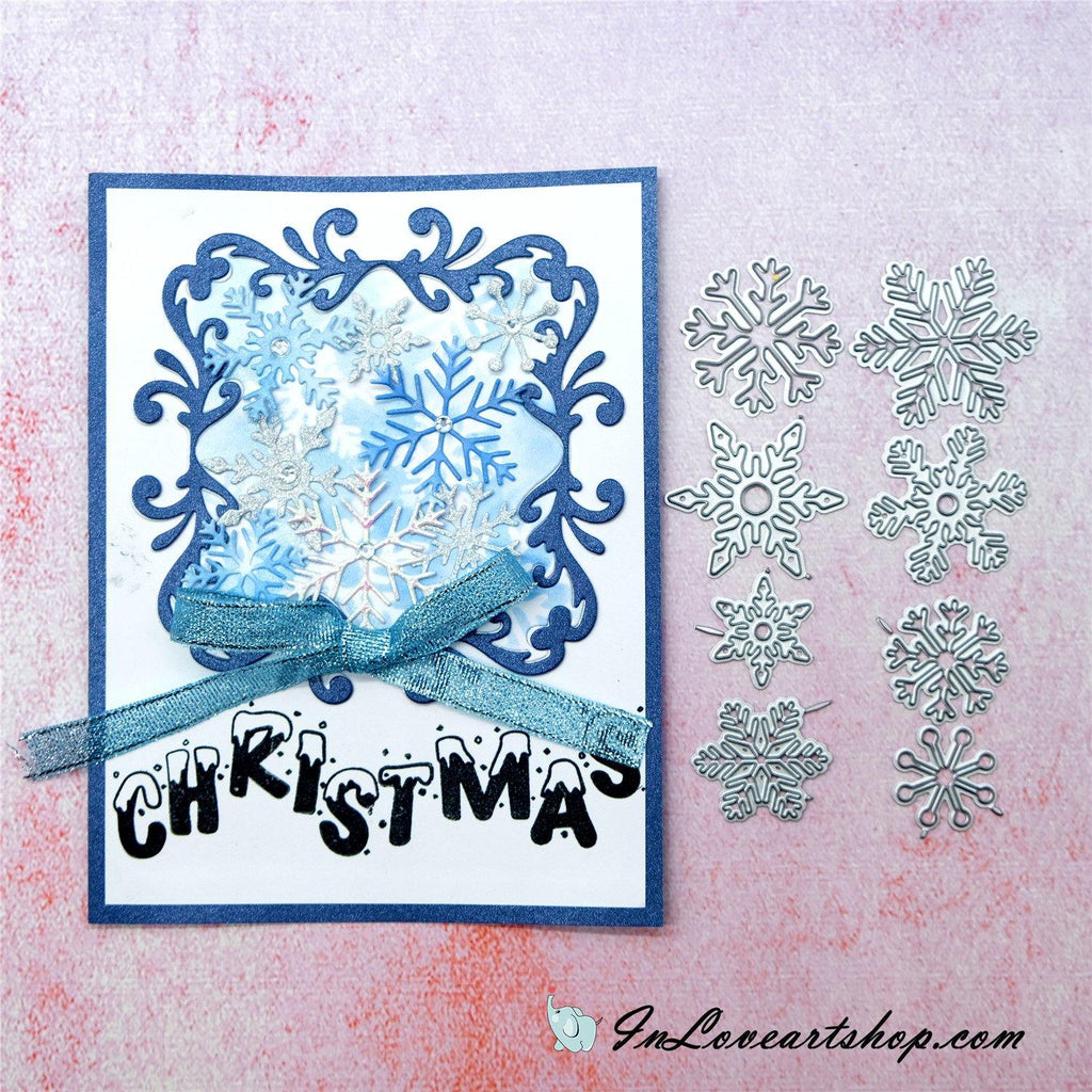 Inloveartshop Various Small Snowflakes Decoration Cutting Dies