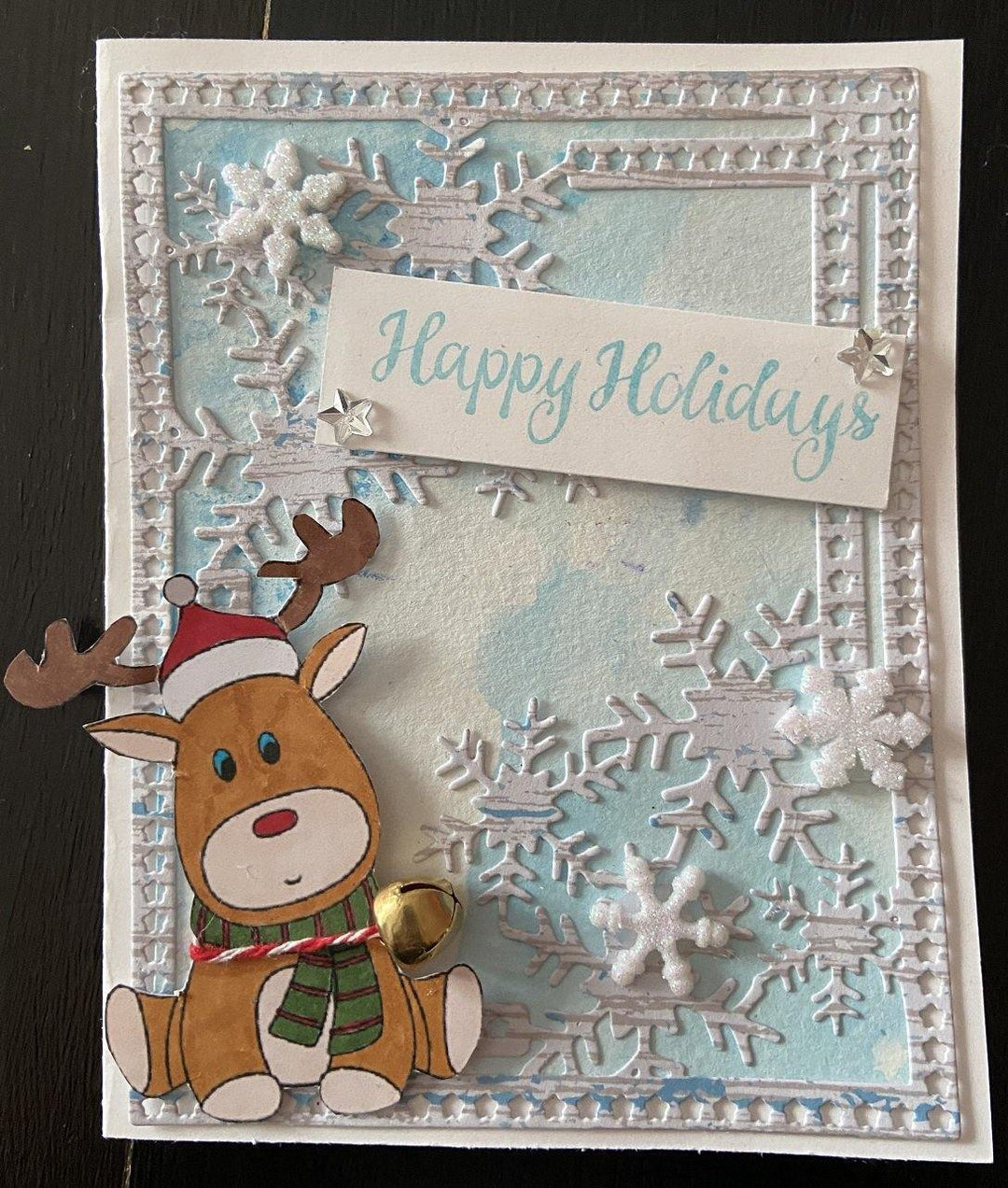 Inloveartshop Rectangle Snowflake Corner Cutting Dies