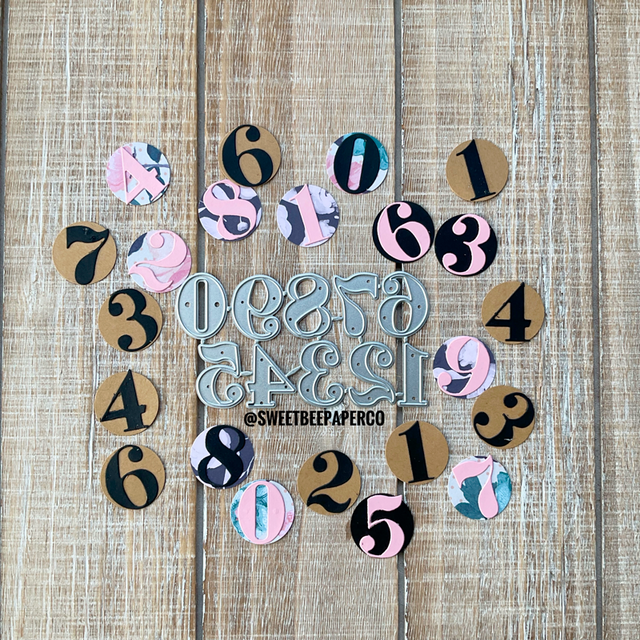Inloveartshop Number Cutting Dies