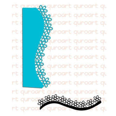 Wave Flower Border Edge Dies – Inlovearts