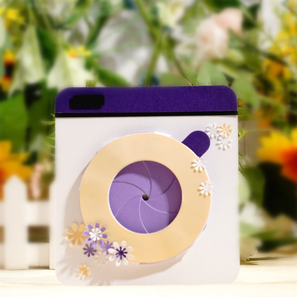 Inlovearts Open/Close Camera Lens Cutting Dies