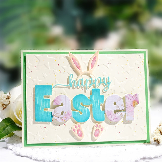 Inlovearts "Happy Easter" Word Metal Cutting Dies