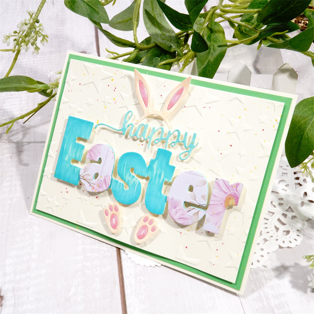 Inlovearts "Happy Easter" Word Metal Cutting Dies