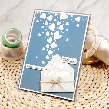 Inlovearts Bubble Love Background Board Cutting Dies