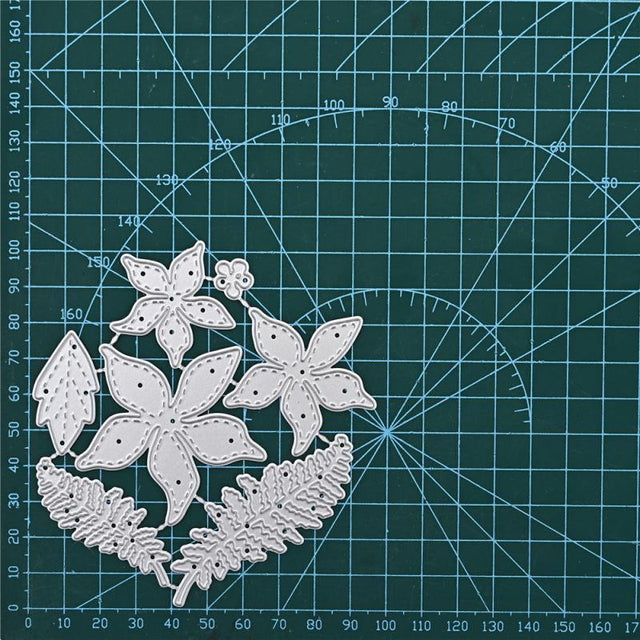 Inloveartshop Beautiful Christmas Series Flowers 3D Cutting Dies